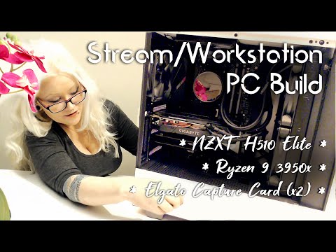 NZXT H510 Elite Full Build w/ Ryzen 3950x and 2x Elgato Capture Card