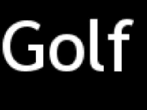 How to Pronounce Golf
