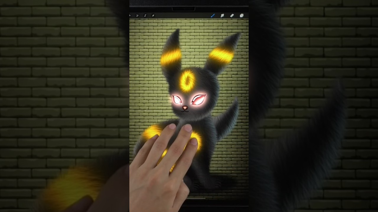 Design by cat Procreate #shorts #drawing #digitaltransformation