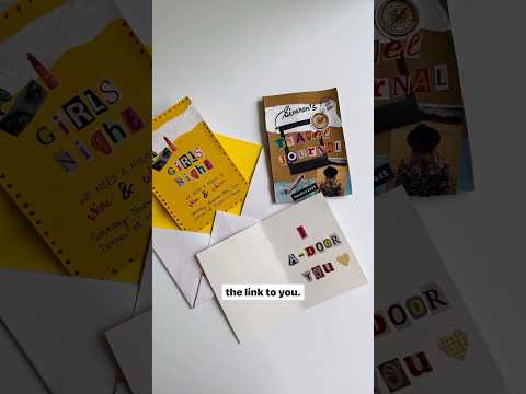 Easy ways to use collage letters 🔖 #shorts#letters#easy