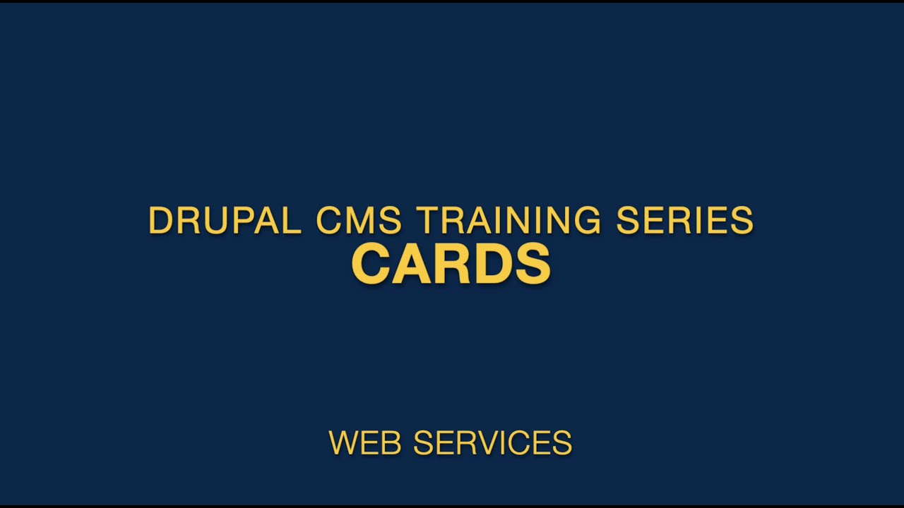 Drupal 9: Cards
