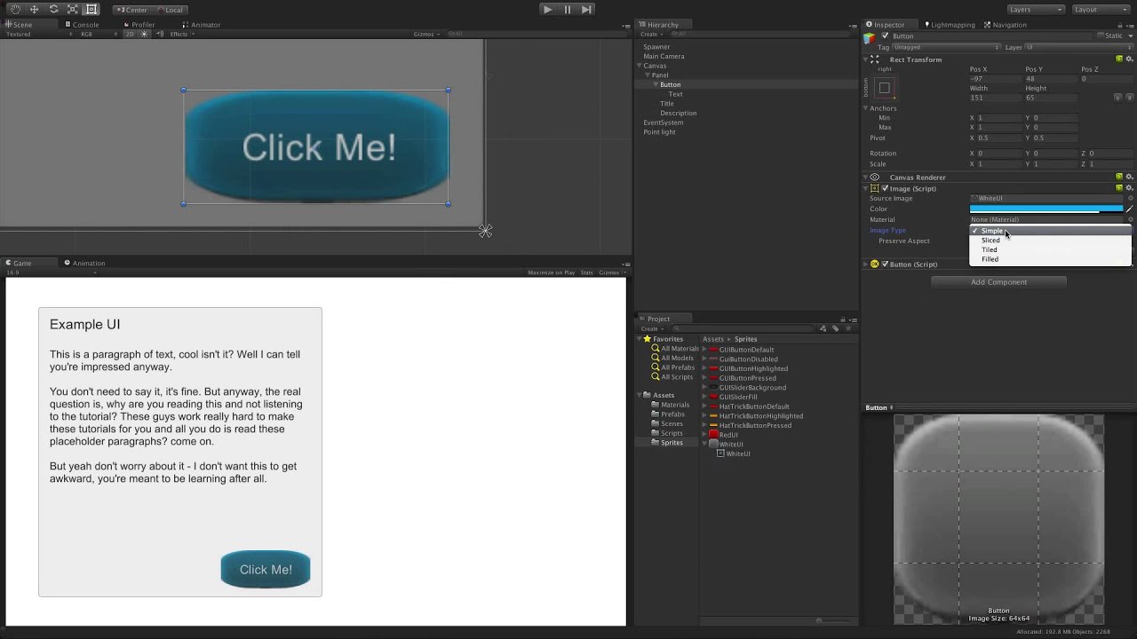UI Image - Unity Official Tutorials