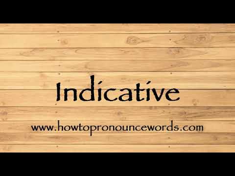 How To Pronounce Indicative ? How To say Indicative New Video