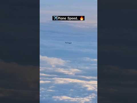 ✈️✨Plane Speed.. 🔥✨|| Viewing another Plane From Window Seat..😍||#plane #flight #speed #aviation