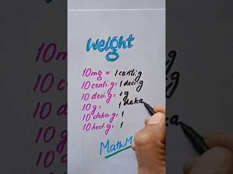 Weight units conversion.#MathMarrow#Math shorts