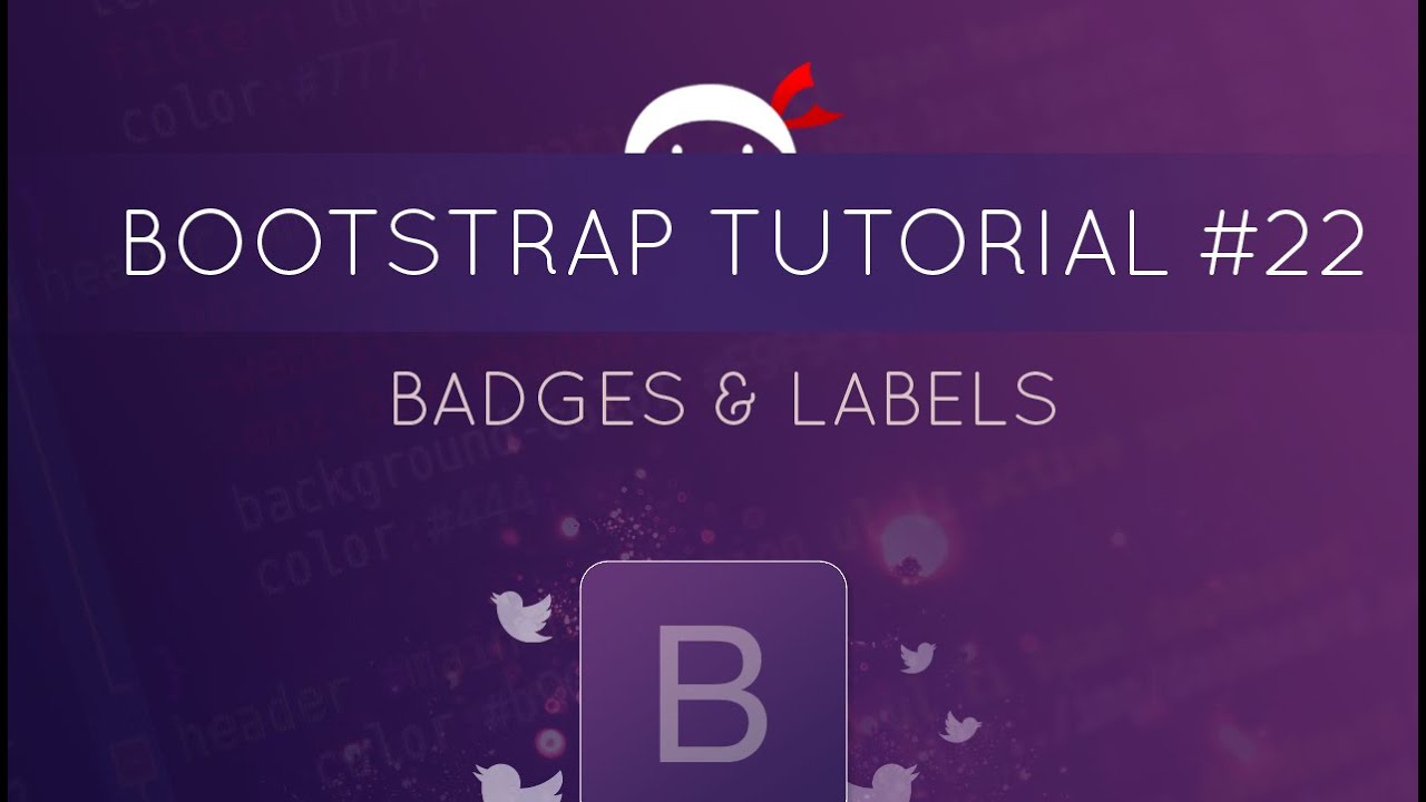 Bootstrap Tutorial #22 - Badges & Labels