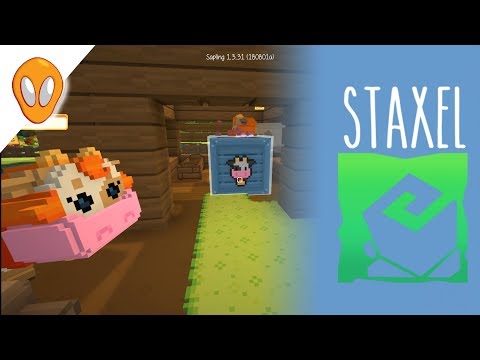 Steam Community :: Video :: Cows In The Barn | Let's Play Staxel Ep 6