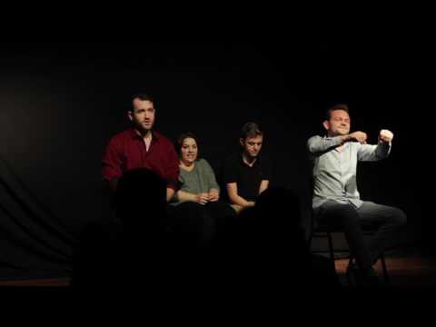 Connor Posey performing at the Dallas Comedy Club