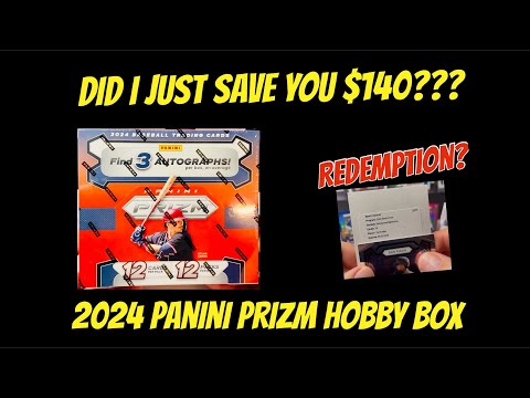 Should you buy?? 2024 Panini Prizm Baseball hobby box