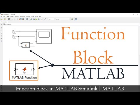 How to use function block in Simulink | Simulink function block | MATLAB Simulink for Beginners