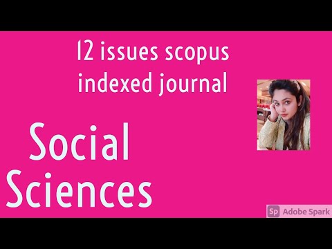 12 issues scopus indexed journal #Doctoral #social sciences