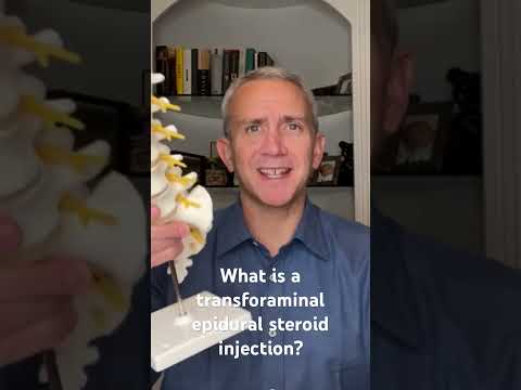 What is a transforaminal epidural steroid injection? #doctor #epidural #pain #nerve #backpain