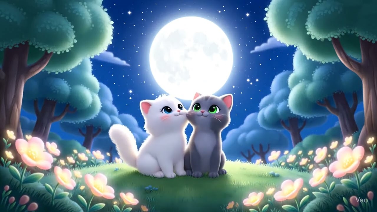 🌙🐾 Cats Saying Goodbye Under the Moonlight – Emotional Farewell Story