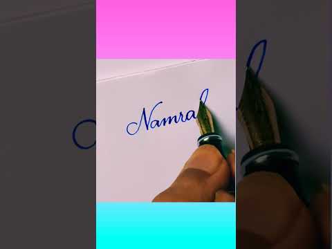 namrata name writing | beautiful handwriting #shorts #youtubeshorts #beautiful handwriting