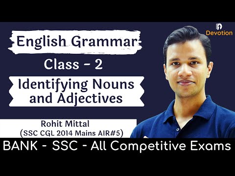English Grammar - 2 Video Lecture - Crash Course for SSC MTS / SSC GD (Hindi)