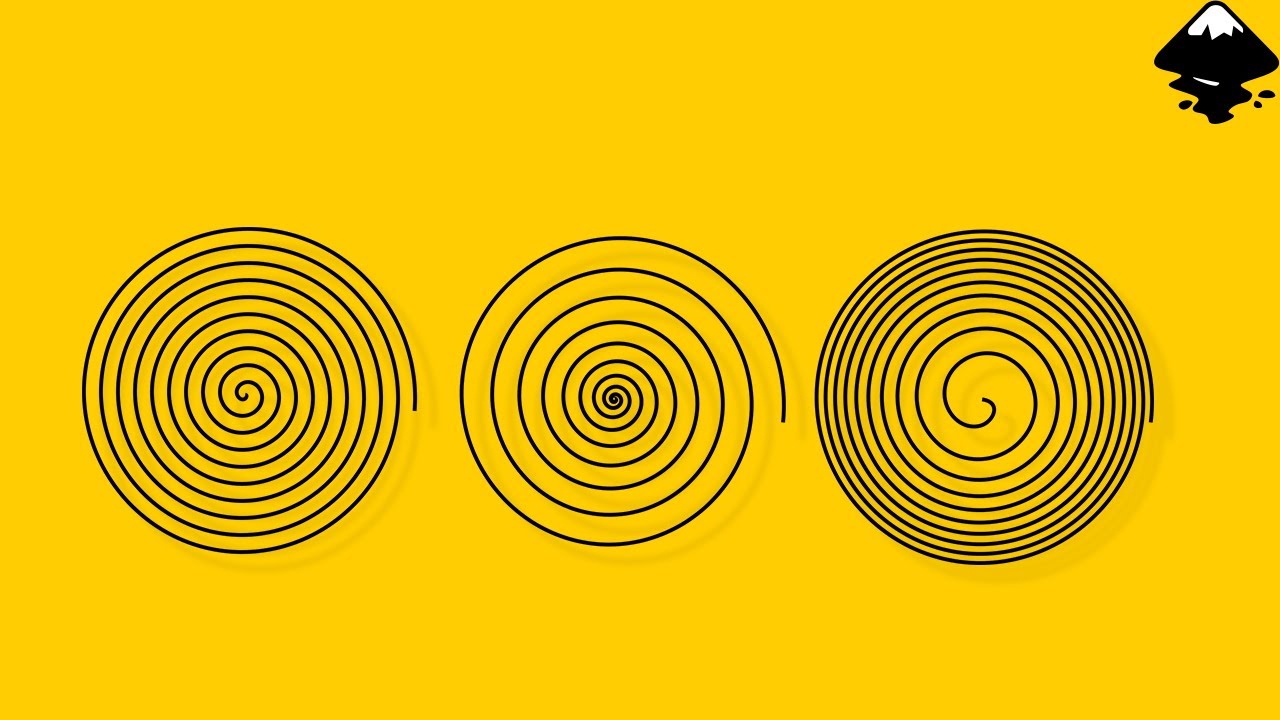 How to create spirals in Inkscape - Inkscape Tutorial 010