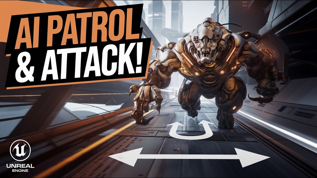 Simple Enemy AI in Unreal Engine 5: Patrol, Chase & Attack Tutorial