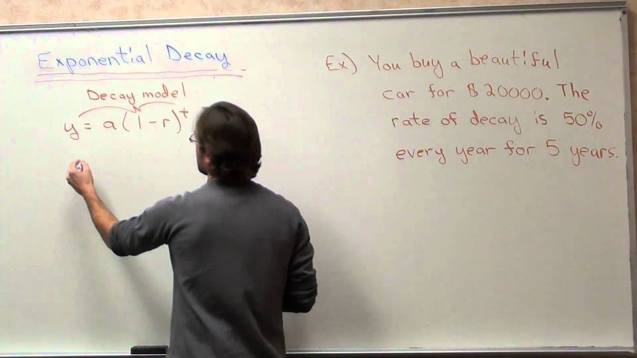 Free Math Lessons Exponential Decay Model