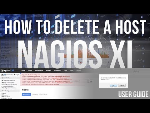 How to Delete A Host in Nagios XI
