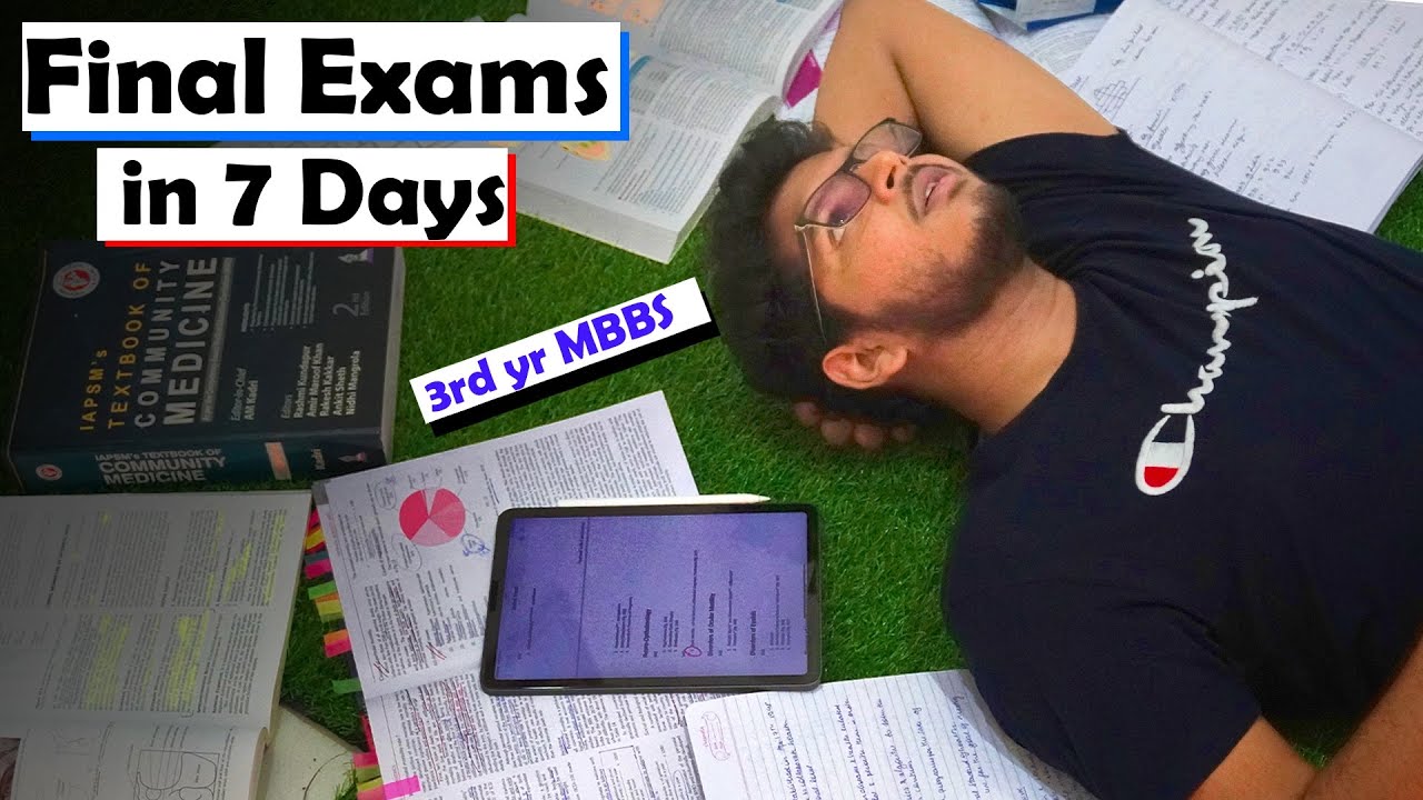 100 Hours of studying - One Week before 3rd yr MBBS Final Exams | Exam Saga Ep.1 S03 | Anuj Pachhel