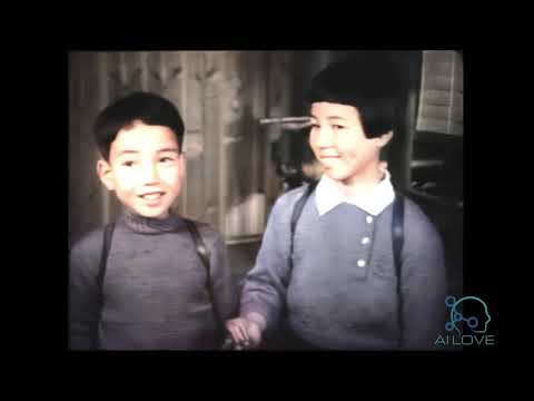 [AI Colorized] Japanese Family Life in 1950s
