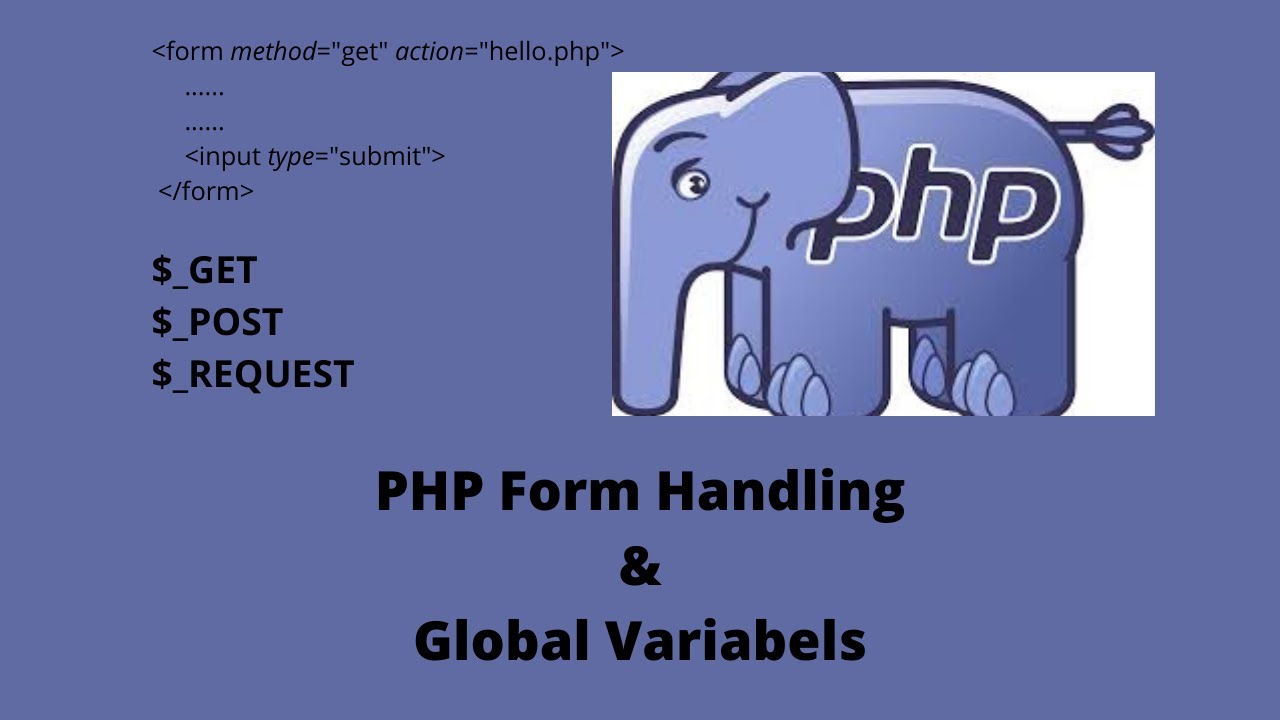 PHP - Form Handling & Superglobals