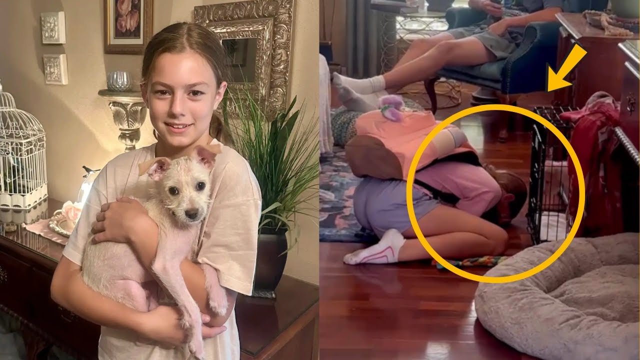 Little Girl Cries Happy Tears When She Sees Puppy Saved From Euthanasia List.