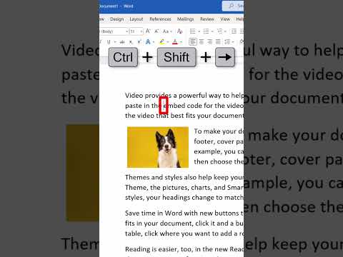 5 Keyboard Shortcuts to Select Text in Microsoft Word #shorts