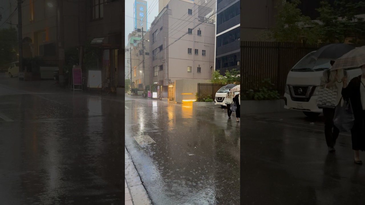 It just started raining. 🌂