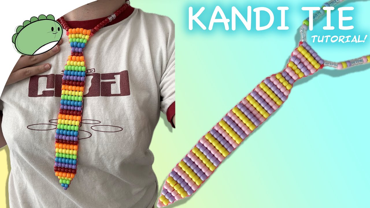 Kandi Tie Tutorial (ladder Stitch)