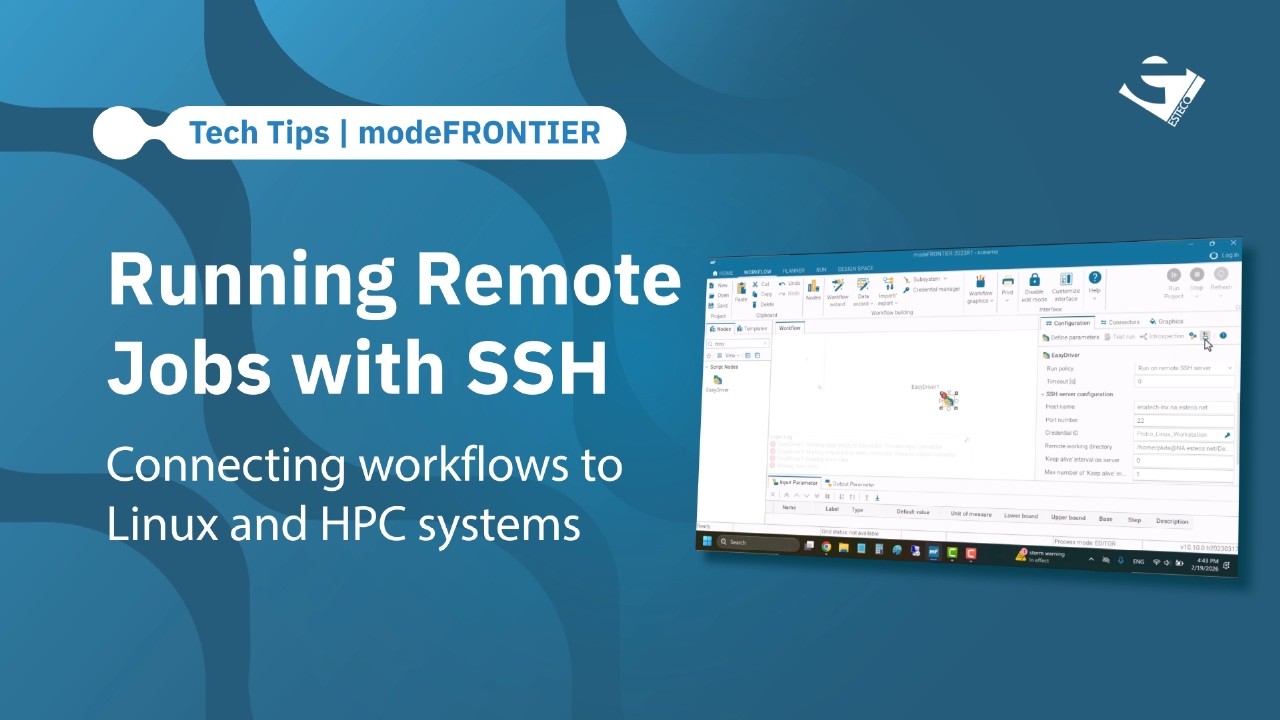 Running Remote Jobs with SSH | Tech Tips | modeFRONTIER