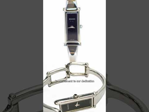 #BeforeAndAfter: A #Gucci Watch Restoration ⌚️ #watches #watch #watchrepair #history #funfacts