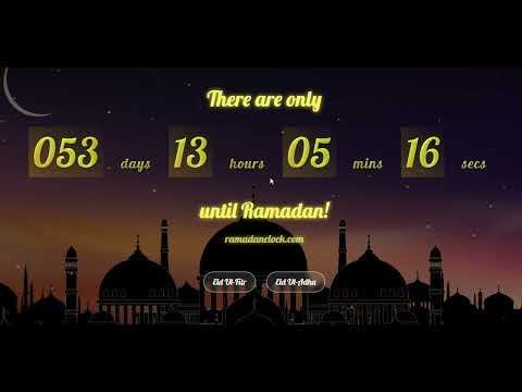 How many days until ramadan 2025? | Ramadan Countdown! 7 Jan 2025