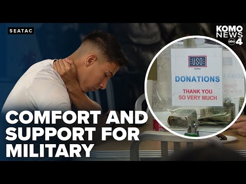 USO Northwest offers comfort, support for service members on long layovers at SEA Airport