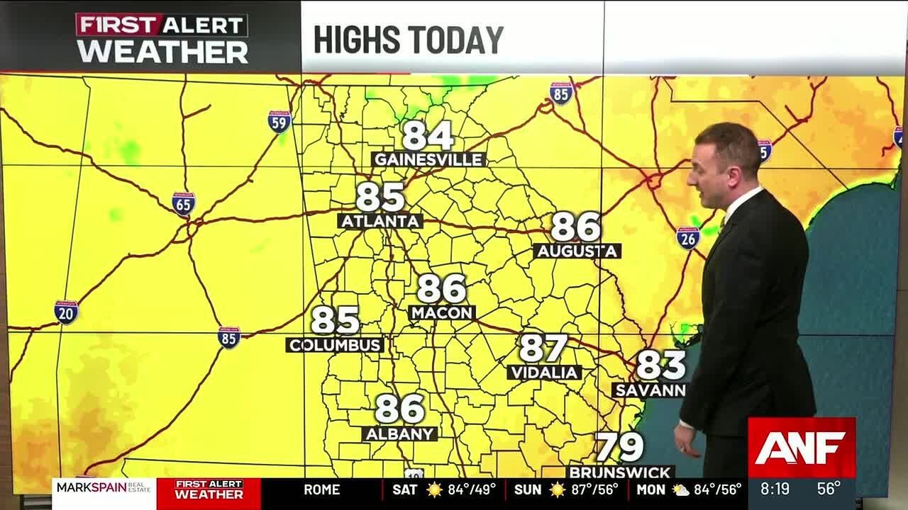 First Alert Forecast: Sunny, much warmer weekend ahead