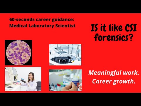 Is a medical laboratory scientist similar to a CSI investigator?