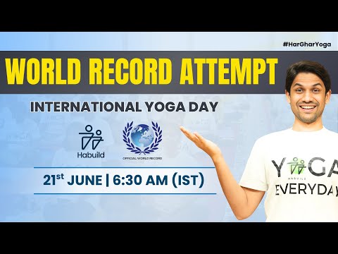 World Record YOGA with Saurabh Bothra | International Yoga Day 2025