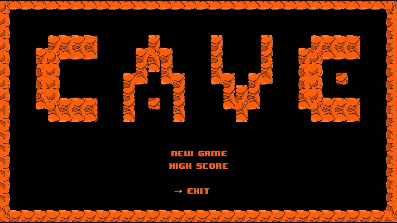 Cave Game: Object-Oriented Java 2D Platformer