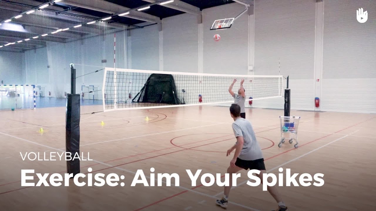 Exercise: aim your spikes - Learn to Play Volleyball | Sikana