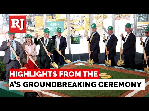 Highlights from the A's Groundbreaking Ceremony
