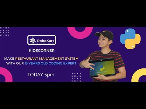 Learn how to make a RESTAURANT MANAGEMENT SYSTEM using python with our 13 years old coding expert.
