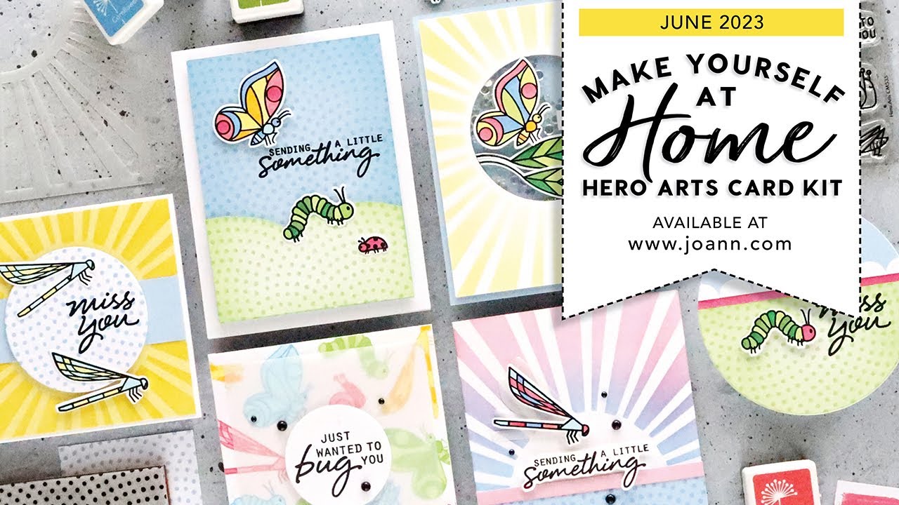 Hero Arts Make It Yourself June 2023 Summer Card Making Kit | JOANN