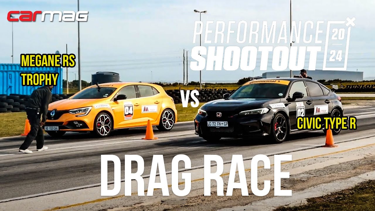 DCT-Equipped Renault Megane RS Trophy Drag Races Honda Civic Type R ...
