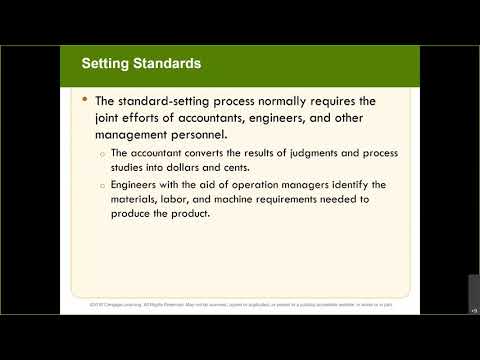 Performance Evaluation using Variances from Standard Costs