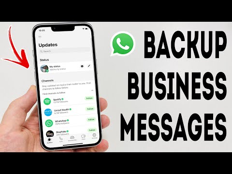 Backup WhatsApp Business Messages On iPhone - Full Guide