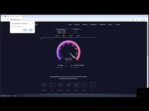 my internet speed Orange Jordan