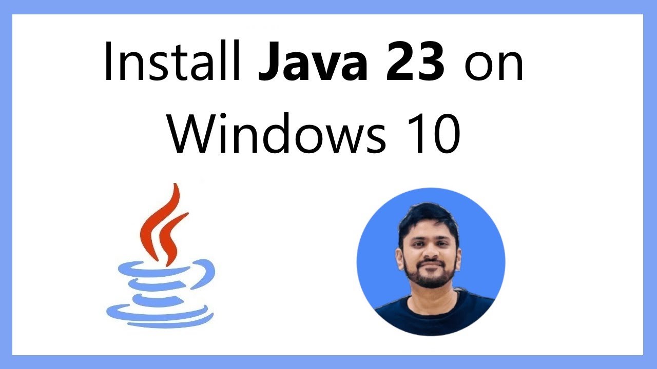 How to Install Java JDK 23 on Windows 10