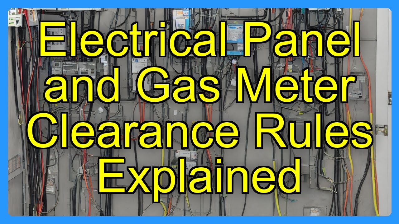 Electrical Panel and Gas Meter Clearance Rules Explained