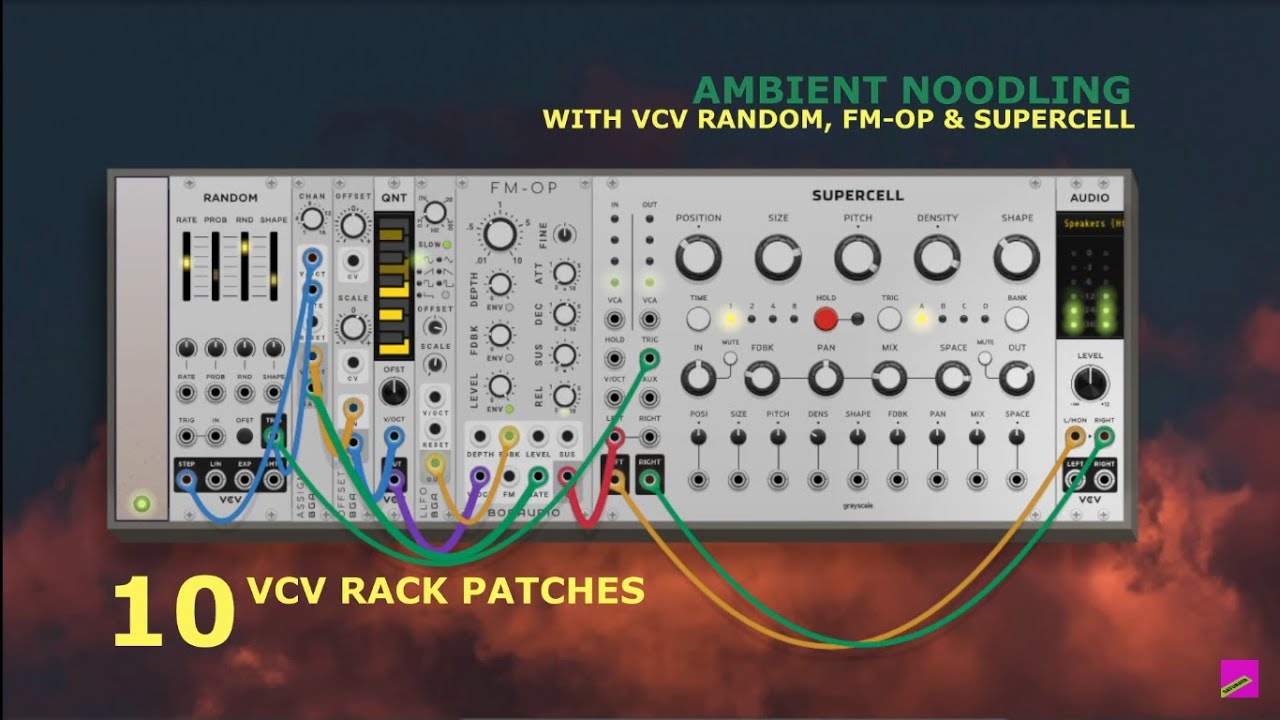Ambient Noodling with VCV rack #vcvrack