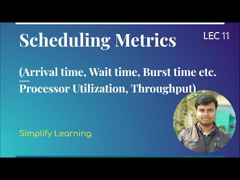 Arrival, Burst, Completion, Turnaround, Waiting and Response time in CPU Scheduling | GATE CSE